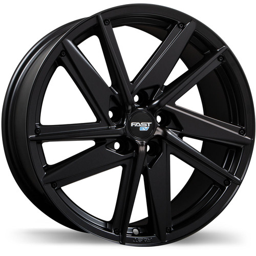 Fast Wheels EV01 Satin Black 18x8.5 +40 64.1 Conical 5X114.3 | Econo Mags