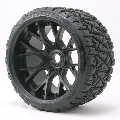 Land Crusher WHD 1/2 wide wheels Black pair | sweepracing