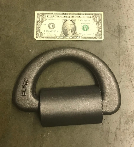 50 ton HD Lashing D-Ring w/ Strap | Nautical Marine AK