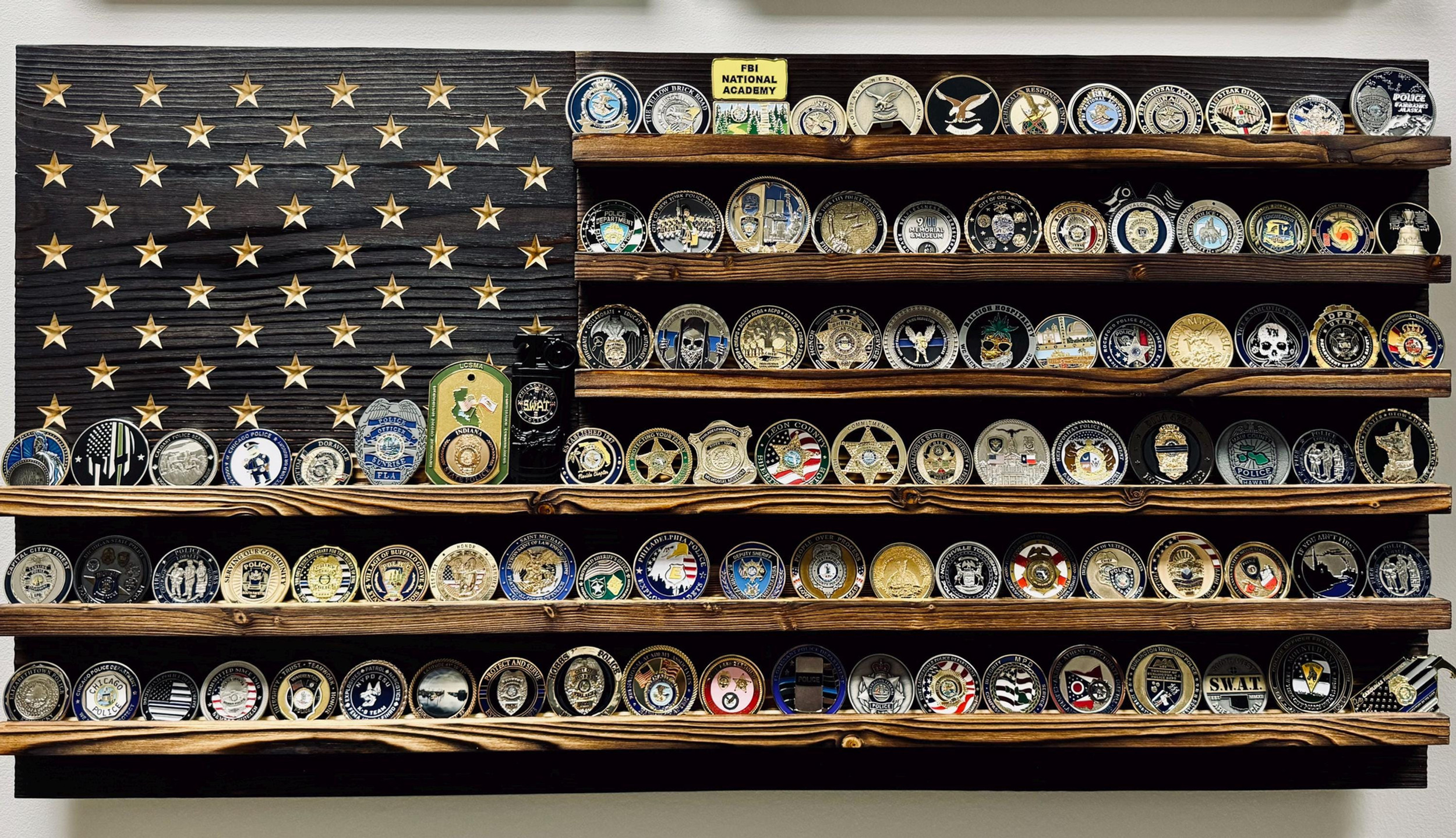 Challenge Coin Displays | Bayou Built | Made In Texas
