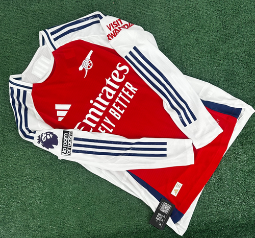 2024/2025 Arsenal Long Sleeve Home Kit Stadium Version | 626 Jerseys