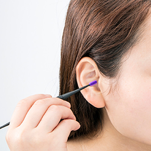 Greenbell Japan Elastomer Ear Pick Purple G 2191 | hairbrushexpert