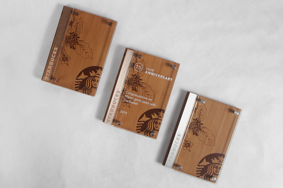 Starbucks, Trophy-15 Year Anniversary