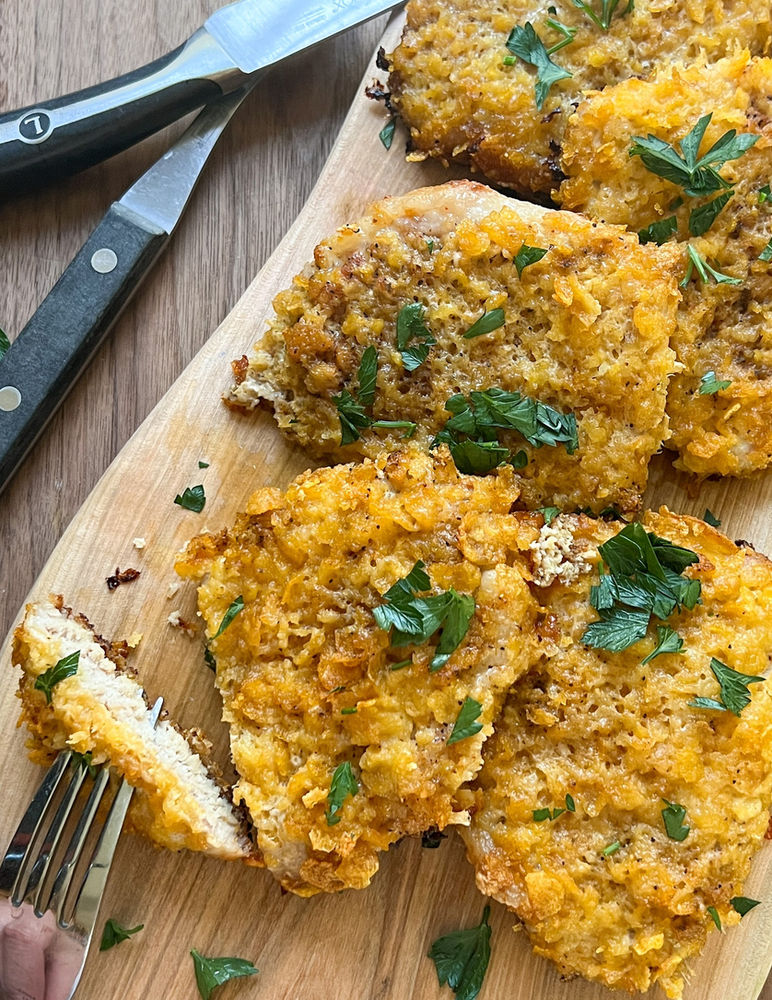 ULTIMATE CRISPY BAKED PORK CHOPS