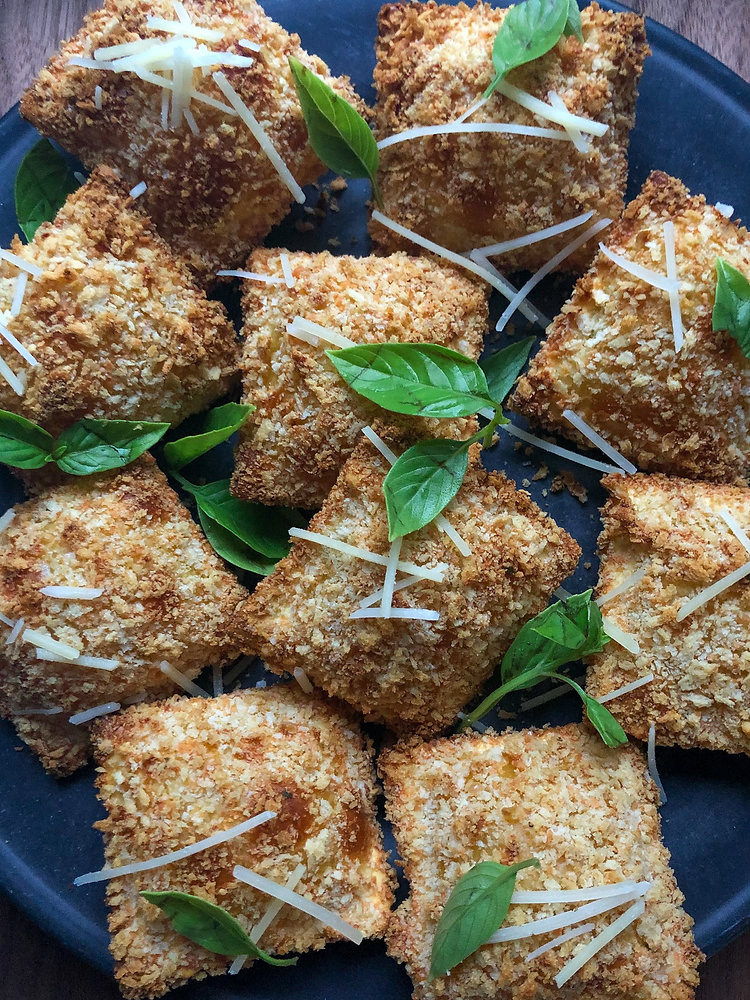 CRISPY BAKED RAVIOLI