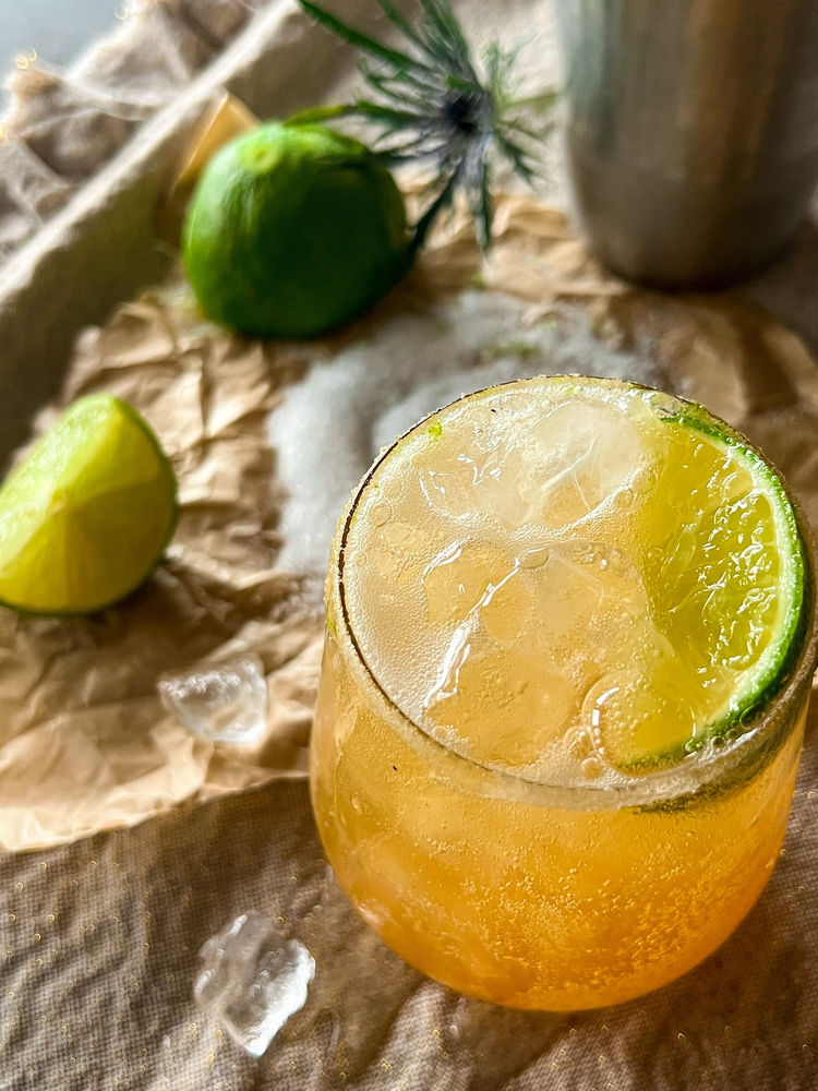 SOUR CIDER GINGER FIZZ (MOCKTAIL)