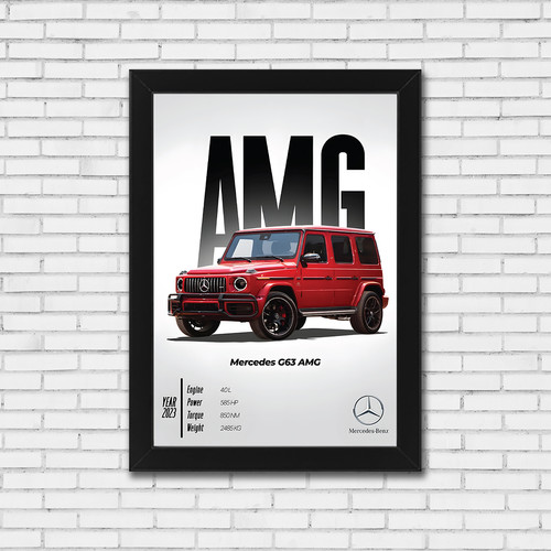 Mercedes G63 AMG Poster – Luxury Off-Road Icon in Stunning Detail | DVOFART