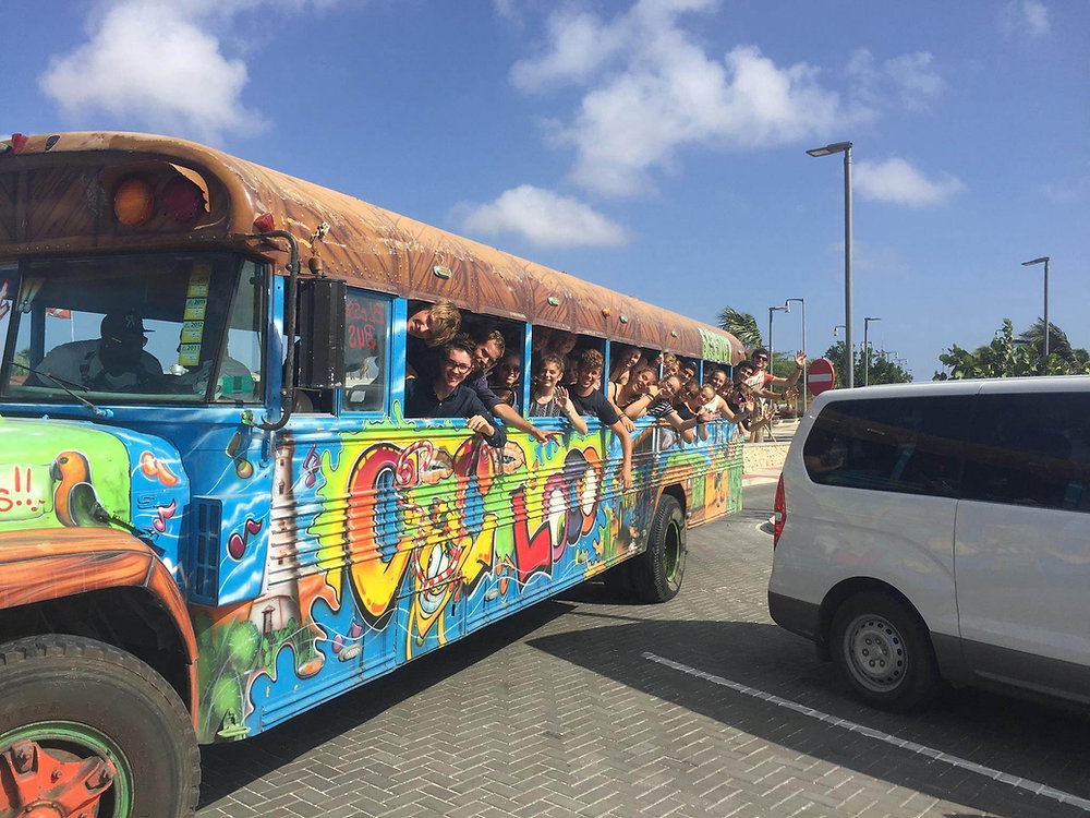 Banana bus, Aruba - parte 1