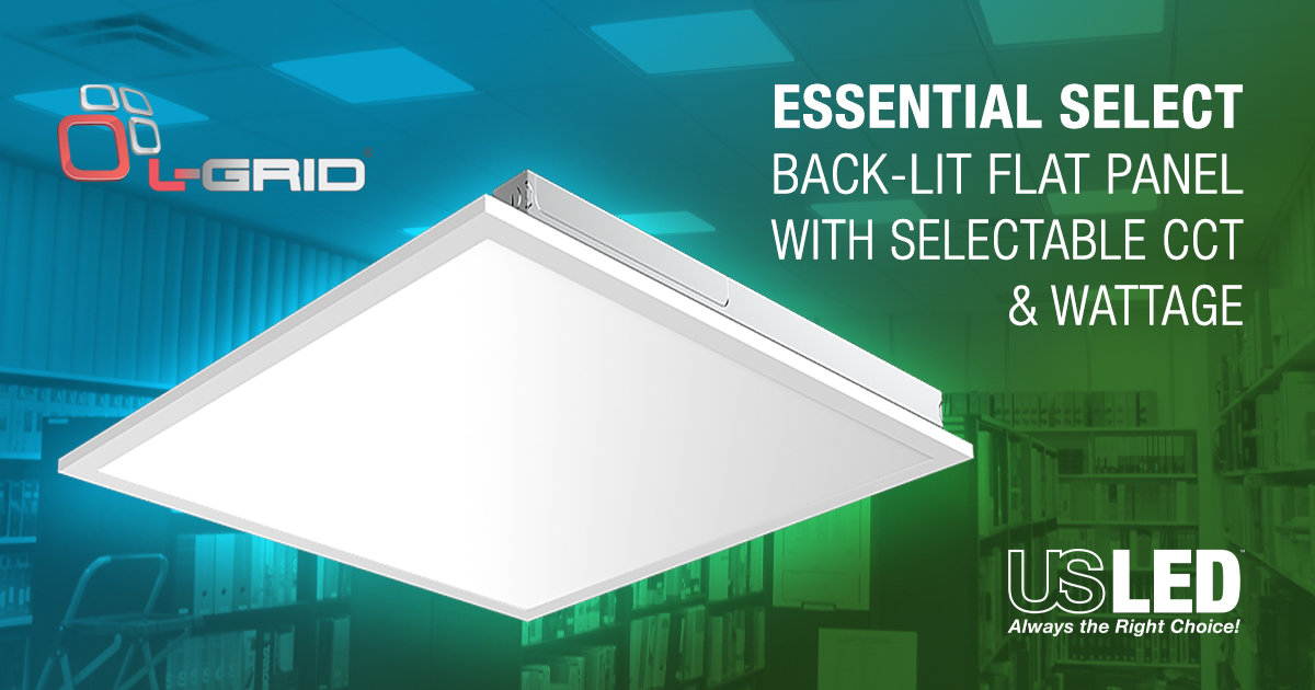 L-Grid Essential Select | LED Flat Panel | Selectable CCT | US LED