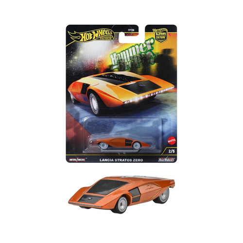 Lancia Stratos Zero Hammer Drops HOT WHEELS PREMIUM 1:64 | RCimportstore
