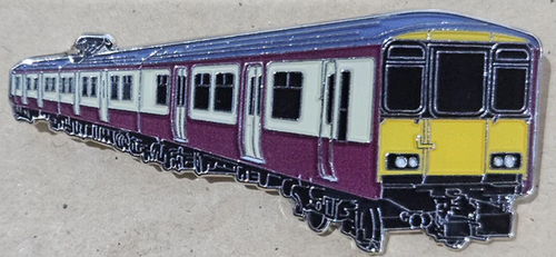 Strathclyde PTE Class 318 Enamel Brooch Pin Badge | TierneyModelRailway