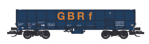 JNA EALNOS bogie box wagons (TT:120) – GBRf blue | TierneyModelRailway