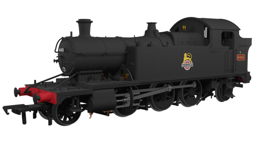 GWR 44xx No.4401 BR Early Crest Plain Black | TierneyModelRailway