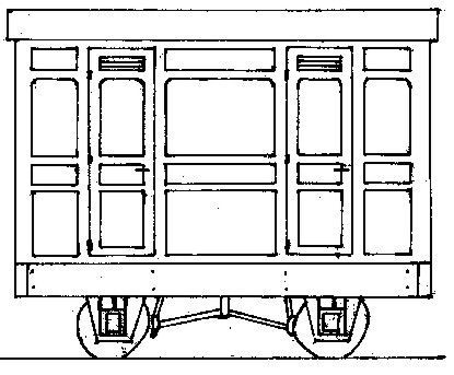 Freelance Panelled 4 Wheel 3rd 2 Compartment Coach Kit ...