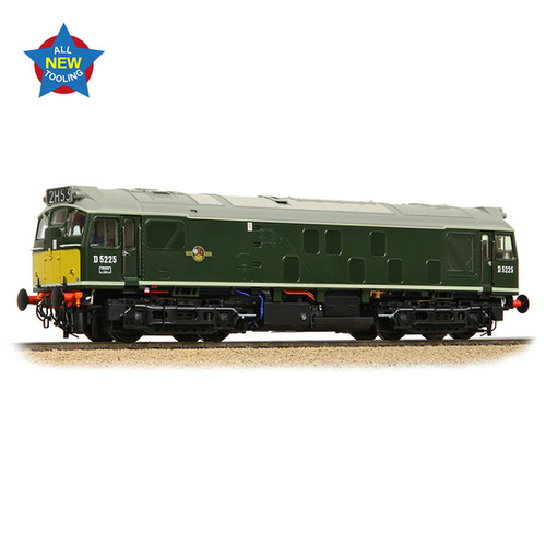 Class 25/1 D5225 BR Green (Small Yellow Panels) | TierneyModelRailway