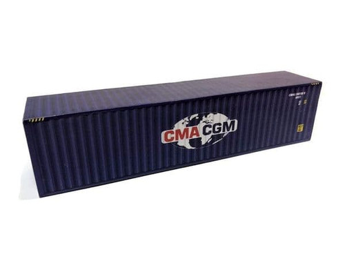CMA CGM 40ft Container Card Kit (Pack of 2) | TierneyModelRailway