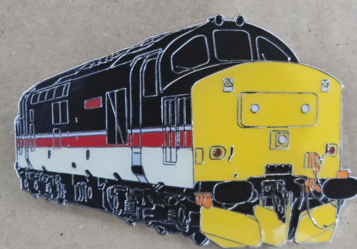 Intercity Class 37 Enamel Brooch Pin Badge | TierneyModelRailway