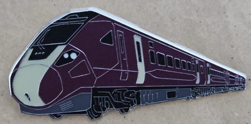 EMR Class 810 Aurora Enamel Brooch Pin Badge | TierneyModelRailway