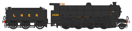 Gresley O2/1 3481 LNER Black | TierneyModelRailway