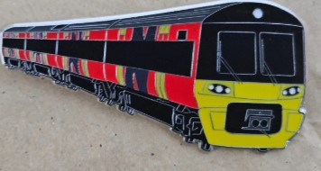 Northern Trains Class 333 Enamel Brooch Pin Badge | TierneyModelRailway