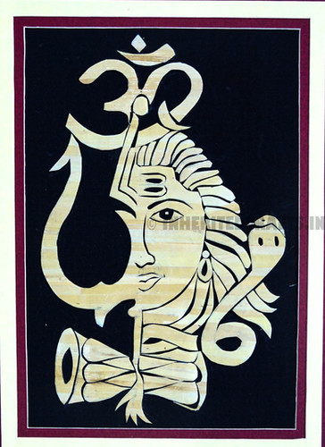 Straw art work of Lord Shiva | Inherited Crafts