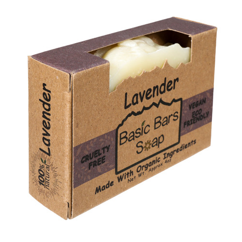 LAVENDER BASIC BARS SOAP~ VEGAN ~ ECO FRIENDLY~ ORGANIC...