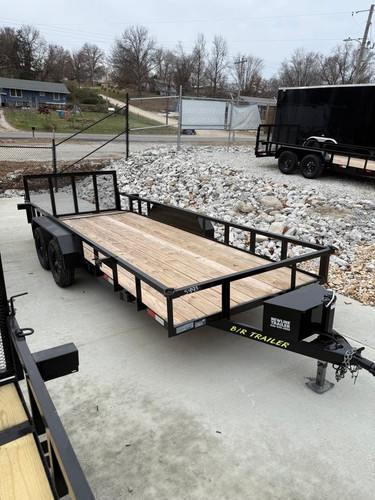 2025 B/R Utility Trailer 76x16, 3' Gate, Tool Box, 7k GVWR, UPGRADES ...