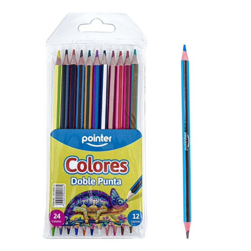 Set De Colores Redondos Doble Punta 12 Und | Jugando y Educando