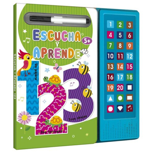 Libro Didactico Escucha Y Aprende 123 | Jugando y Educando