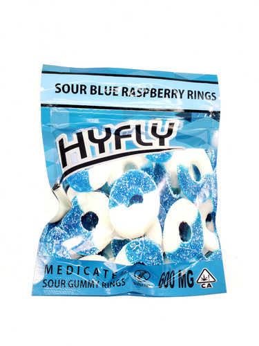 5pcs + 2 Assorted Hyfly Sour Rings 600mg | budgurls