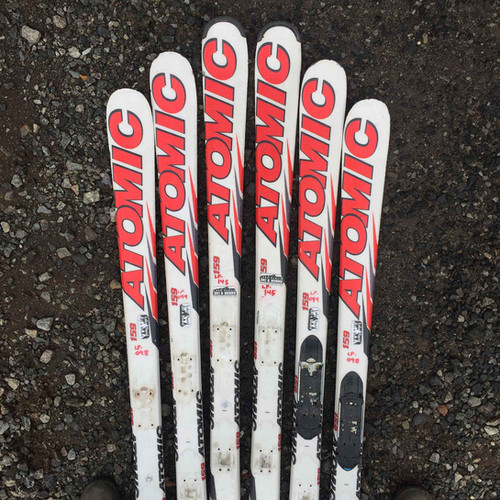 Made-to-Order Downhill Ski Chair – Atomic White Red Bode | ADK Ski Chairs