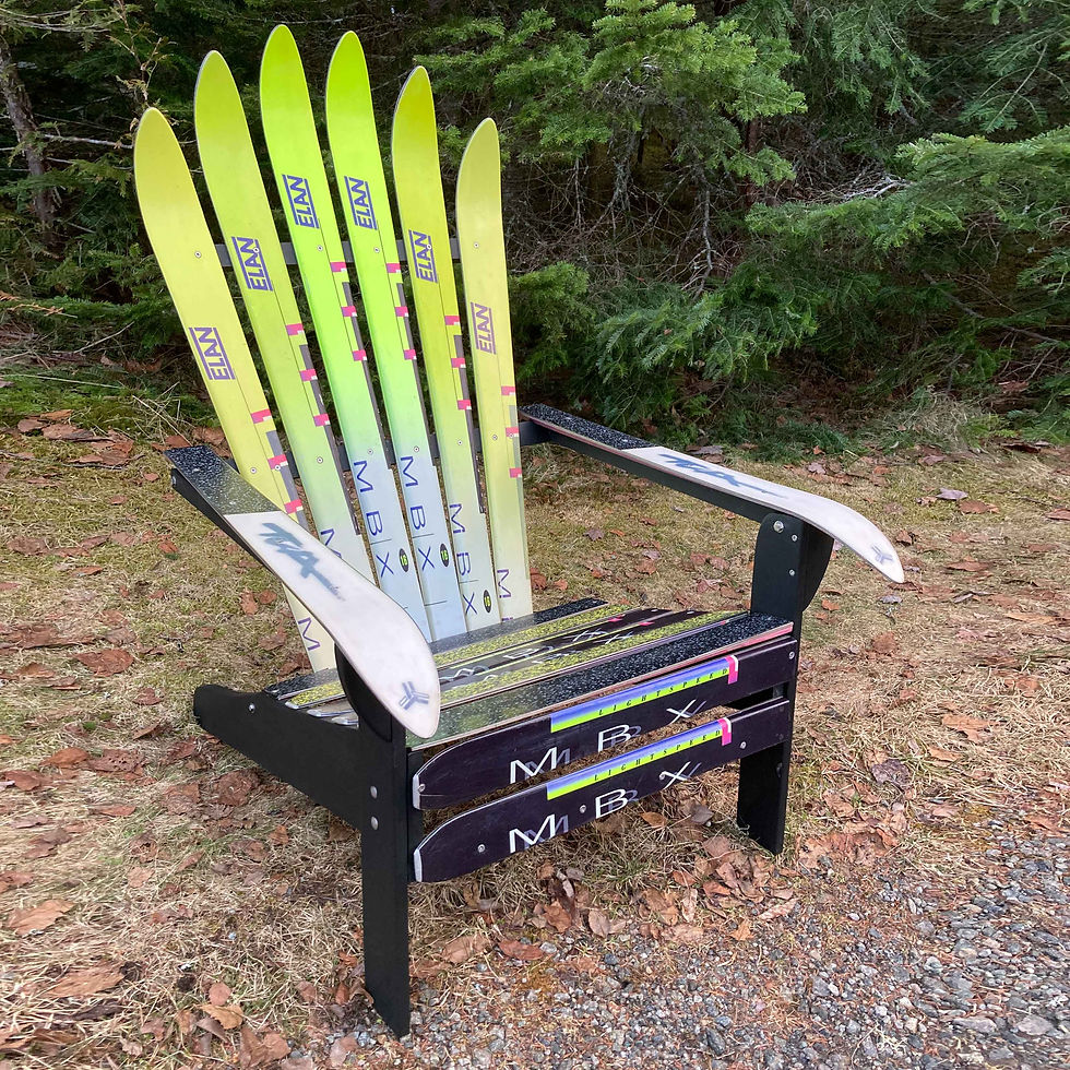 Classic Ski Chairs | Custom Re-purposed Adirondack Ski Chairs