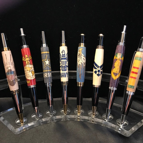 Gatsby Inlay wood with a Patriotic/Military theme | Write In Style Pens