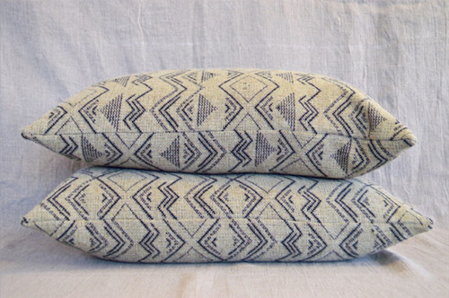 Handwoven neutral symbols 2 cushions | vickycowin