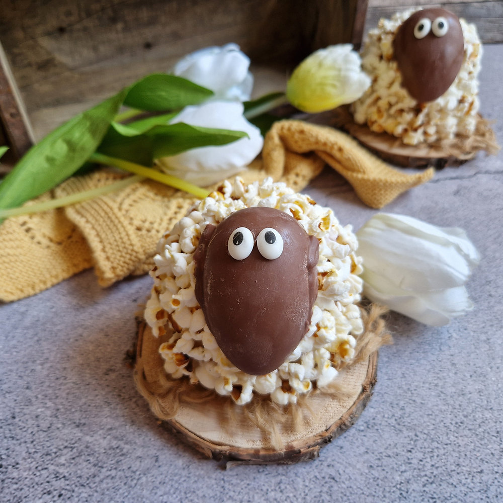 Popcorn Schäfchen - das Rezept - Jofoodwerkstatt