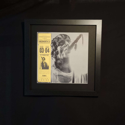 Liam Gallagher Knebworth Album Artwork Display | mostlyvinylmicky.com