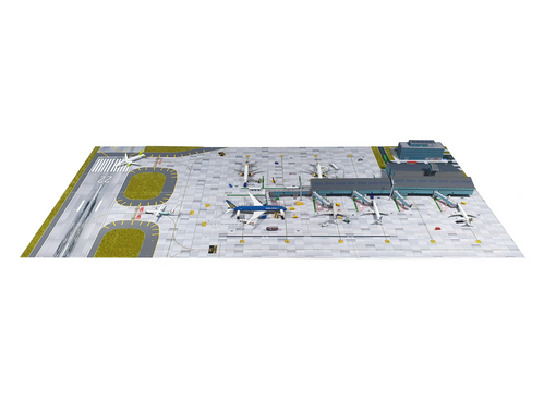 Regional Airport with runway 1/500 | A4Airport | Model Airports in A4 ...