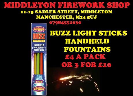 Fountains, sparklers & other | Middleton Firework Shop Manchester