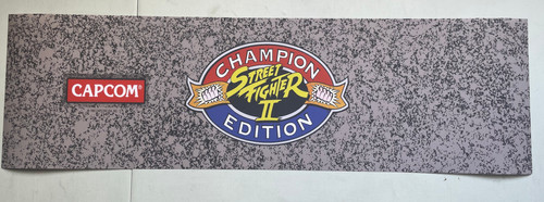 Street Fighter II Champion Edition Marquee | ArcadePlug