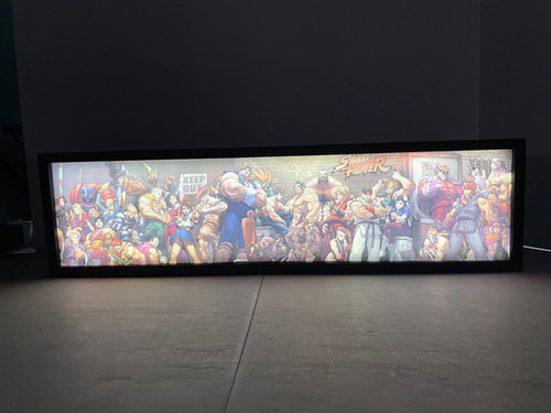 Street fighter backlit sign | ArcadePlug