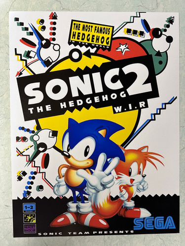 Sonic 2 JP Poster | ArcadePlug