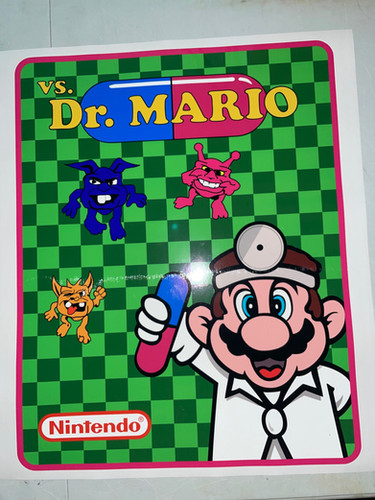 Dr.Mario side art set | ArcadePlug