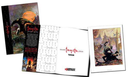 Frazetta Gallery Series TERROR Soft Cover | American Hero Collec