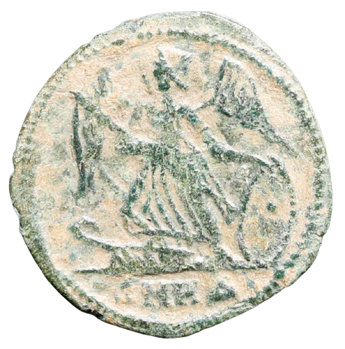 Moeda Romana Follis Comemorativo da Cidade de Constantinopla (332 - 333 ...