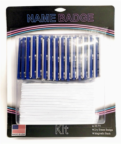 Dry Erase Name Badge Kit | MYBADGEDESIGN.COM