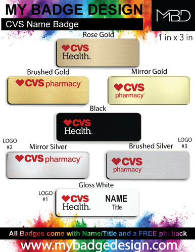CVS Name Badge | MYBADGEDESIGN.COM