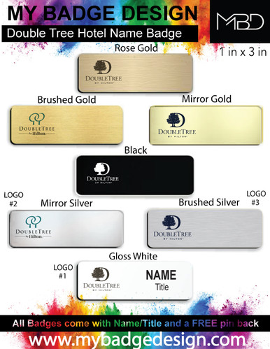 DoubleTree Name Badge | MYBADGEDESIGN.COM