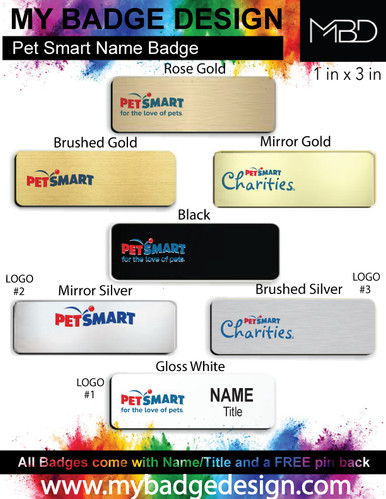 Pet Smart Name Badge | MYBADGEDESIGN.COM