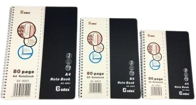 Godex 膠面線圈簿 A4/A5/B5 | 宏豐文儀有限公司