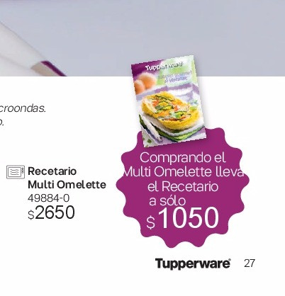 Recetario multi omelette | productos